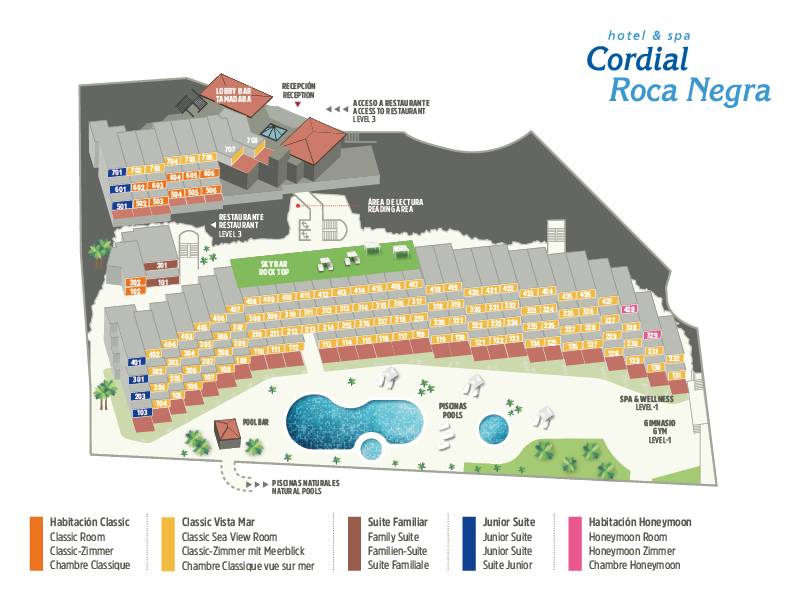 Habitaciones - Hotel & Spa Occidental Roca Negra